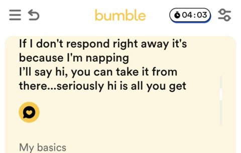 Online Dating Conversation Starters, Openers: Hinge, Bumble
